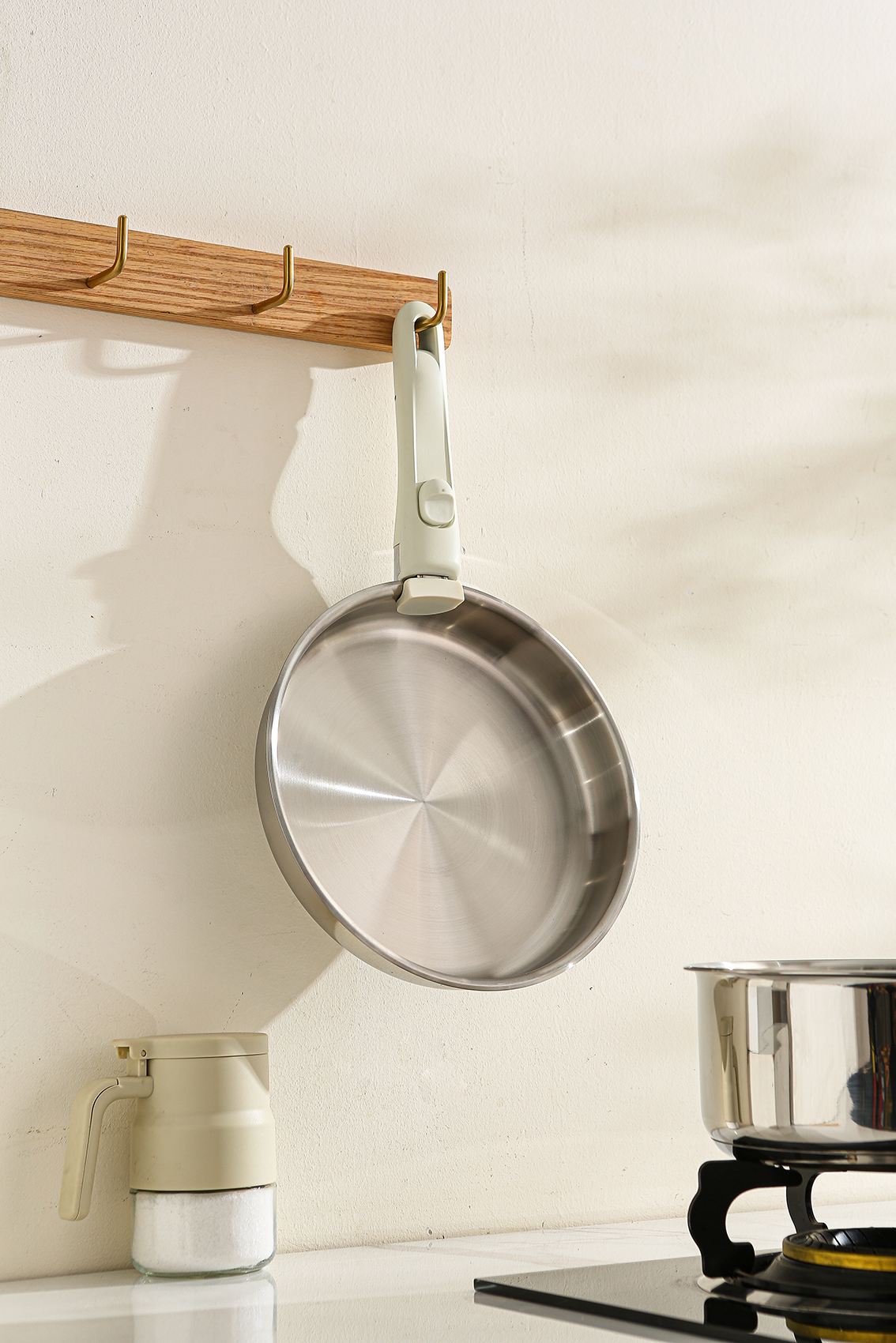 Supor 304 Stainless Steel Cookware Set 5Pcs Original Handle Removable ...