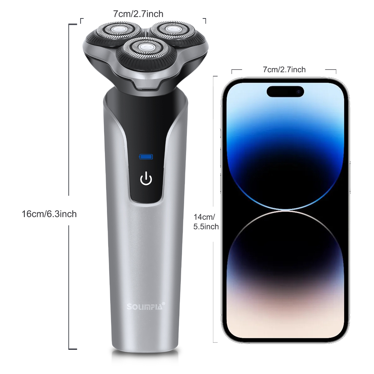 Electric Shaver Razor for Men Upgraded Mens Cordless Electric Razors ...