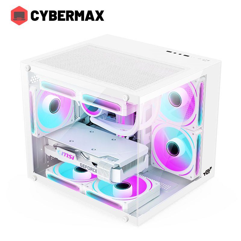 YGT M235 Seaview Room Gaming PC Case With Tempered Glass Micro ATX/ITX ...