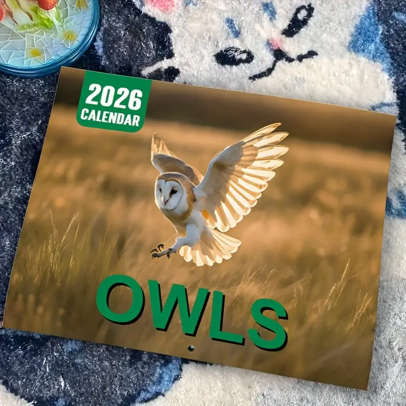 2026 Owl Calendar: Stunning Wildlife Photography, Featuring 12 Monthly ...