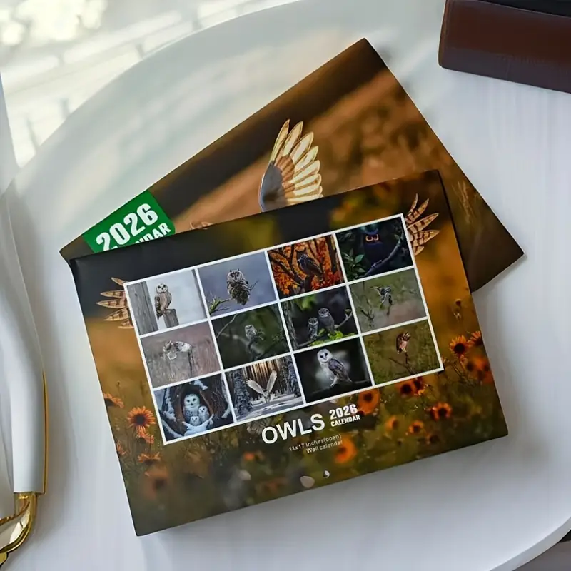 2026 Owl Calendar: Stunning Wildlife Photography, Featuring 12 Monthly ...