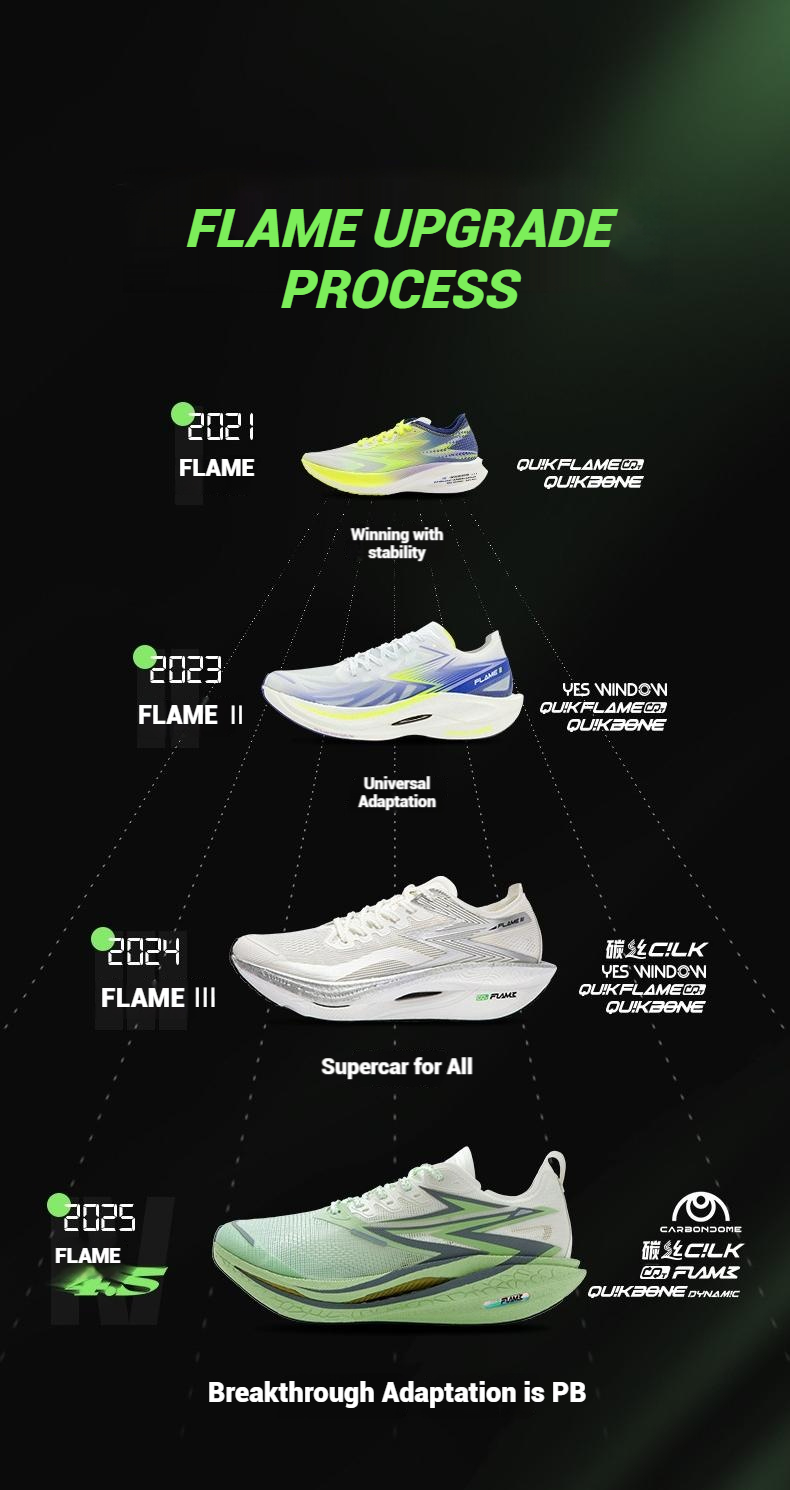361 Degrees Flame 4.0 + Flame 4.5 Men Women Running Training Shoes ...