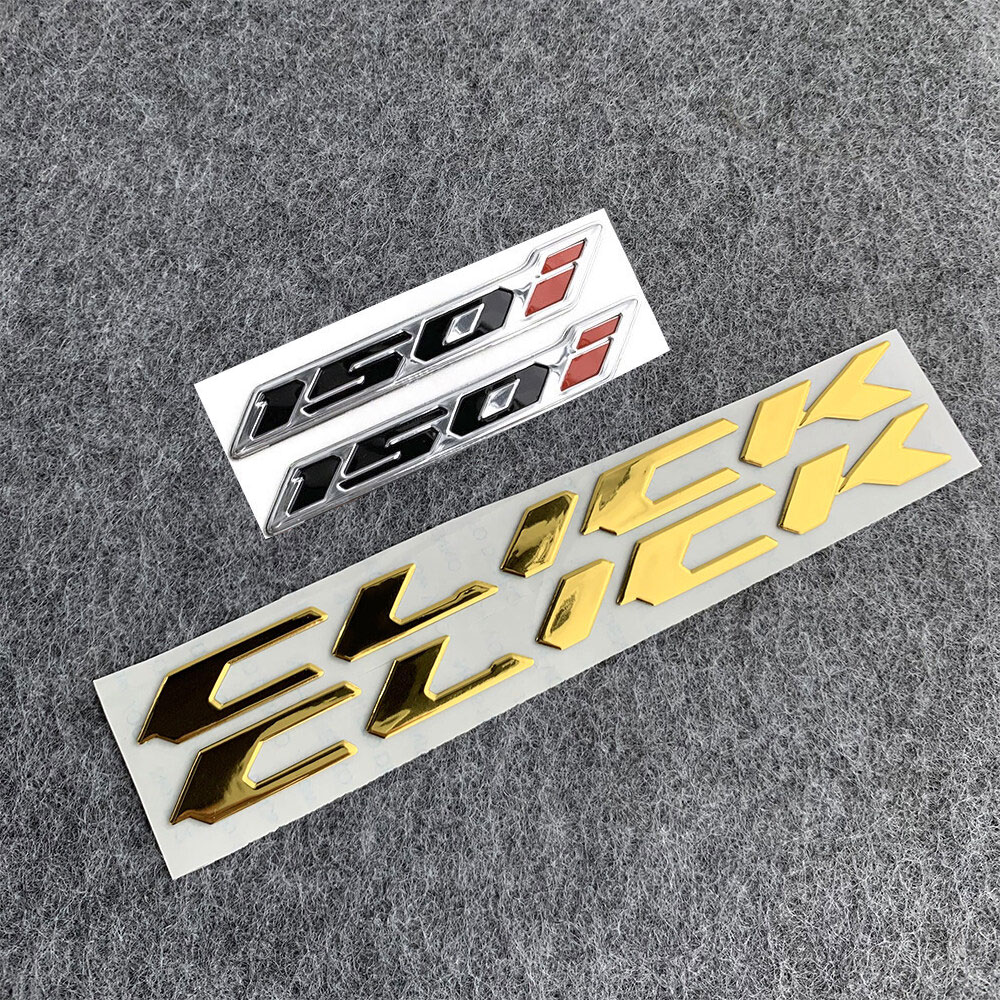 Honda Click 150i V2 V3 SET 3D Gel Logo Motorcycle Accessories Emblem ...