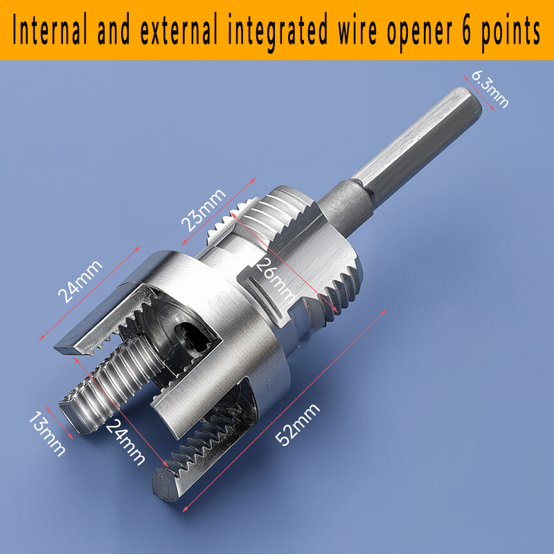 PVC Pipe Threader, Water Pipe Threading Tool, 1/2 and 3/4 Inch ...