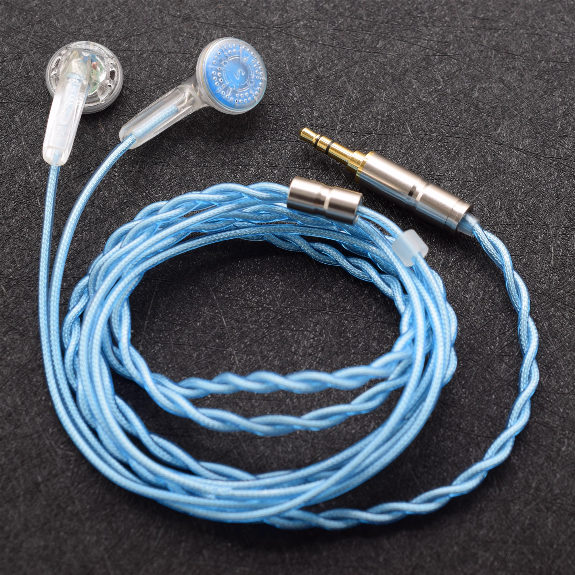 FENGRU JZ32 Diy PET Blue Diamond Diaphragm Headphone 32ohm 300ohm High ...