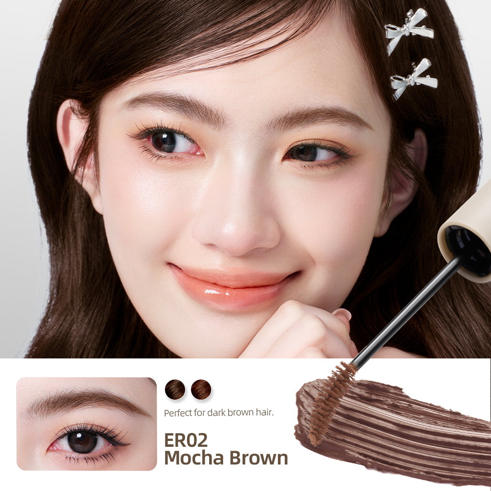 【One-swipe Finish】JMCY Eyebrow Mascara Matte Velvet Eyebrow Tint 12H ...