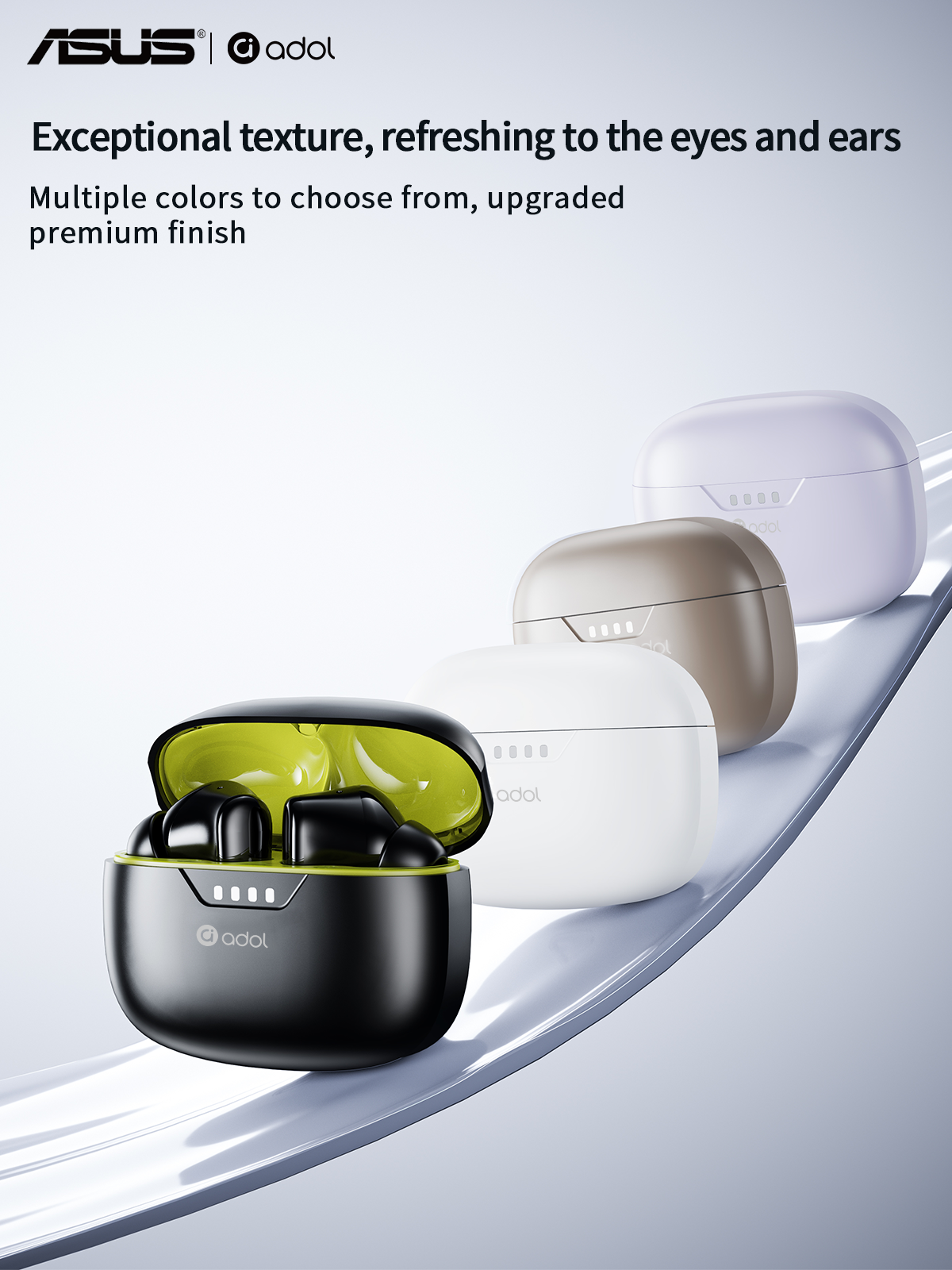 ASUS TWS-R06 Wireless Earphones HD Audio Gaming Headset with Mic ...