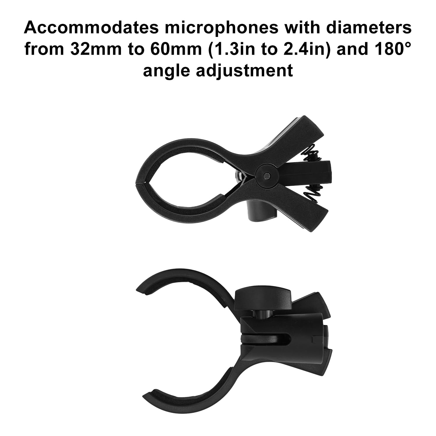 [LSHC] 1Pc Universal Large Microphone Handhold Clip Clamp Holder With 3 ...