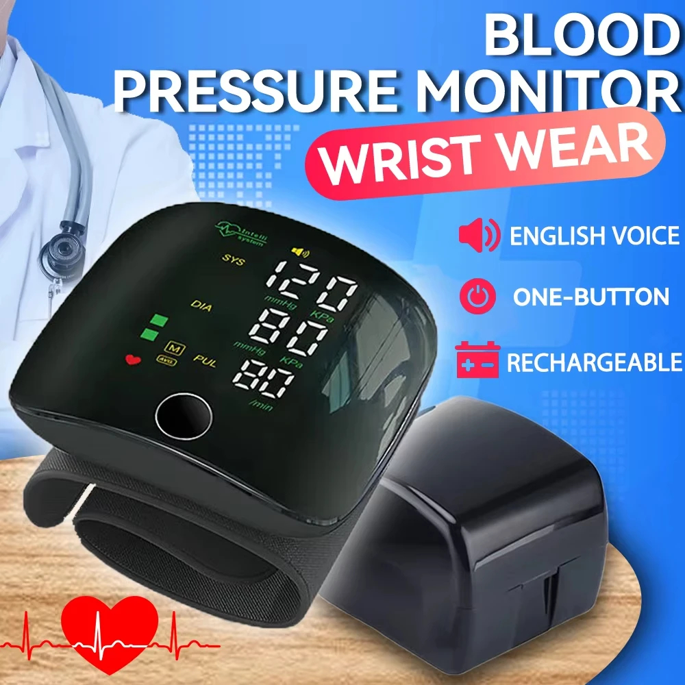 Automatic intelligent blood pressure measurement device with large ...