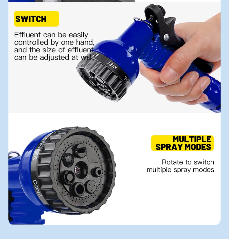 Magic Hose Expandable Magic Stretch Flexible Water Hose Plastic Hoses ...