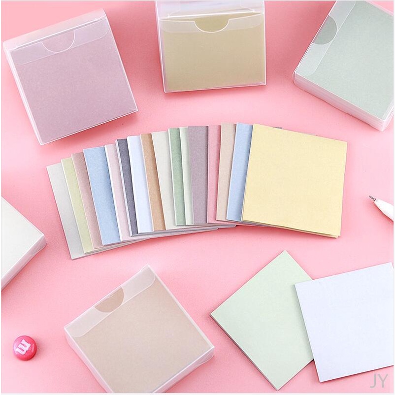 Morandi color note pad base paper message note sticky note post it ...
