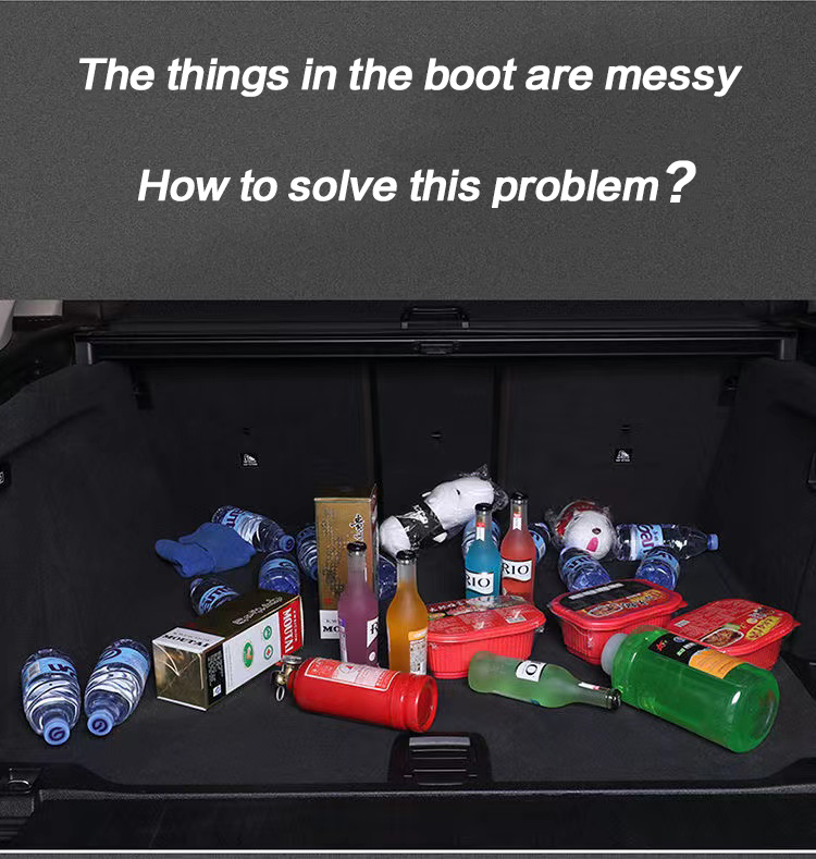 [COD]Car Trunk Boot Storage Box Storage Bag Vehicle Organizer PU ...