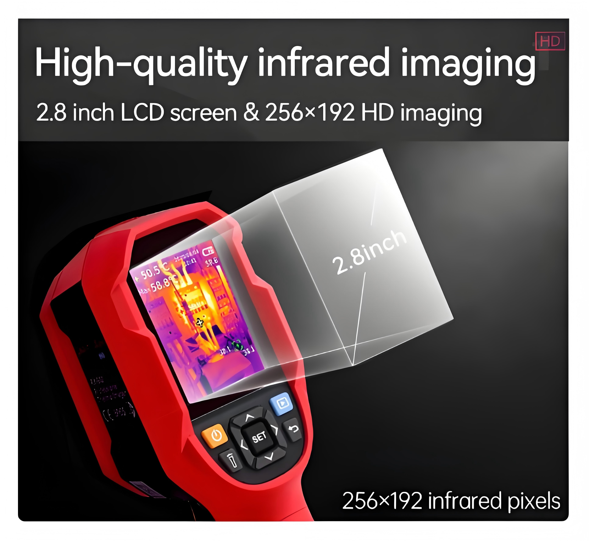 UNI-T UTi260B Infrared Thermal Imager -15~550°C Industrial Thermal ...