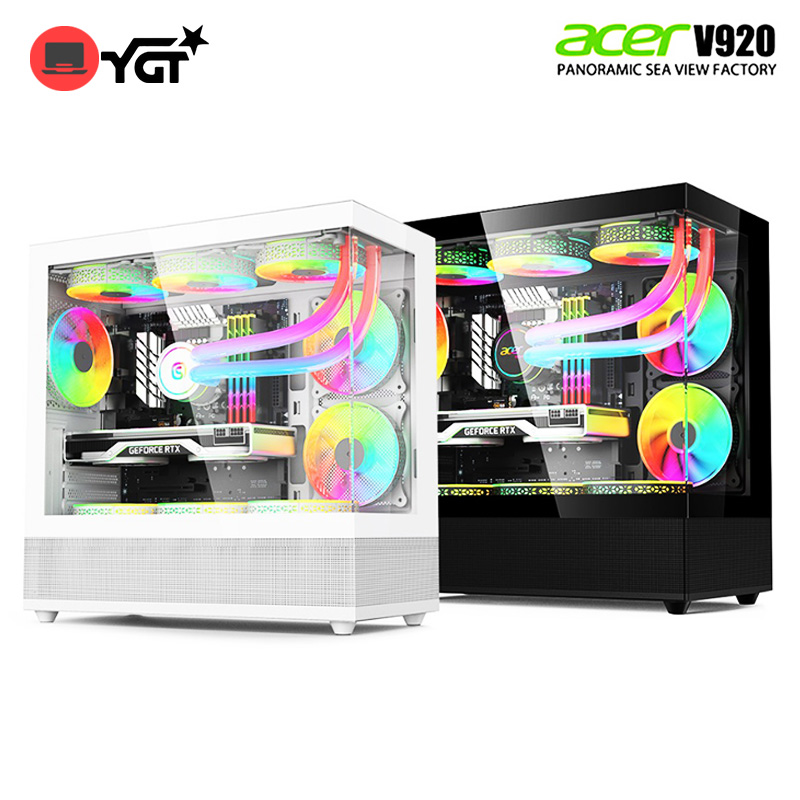 Acer Gaming PC Case With Tempered Glass No Screws Mid-Tower M-ATX ...