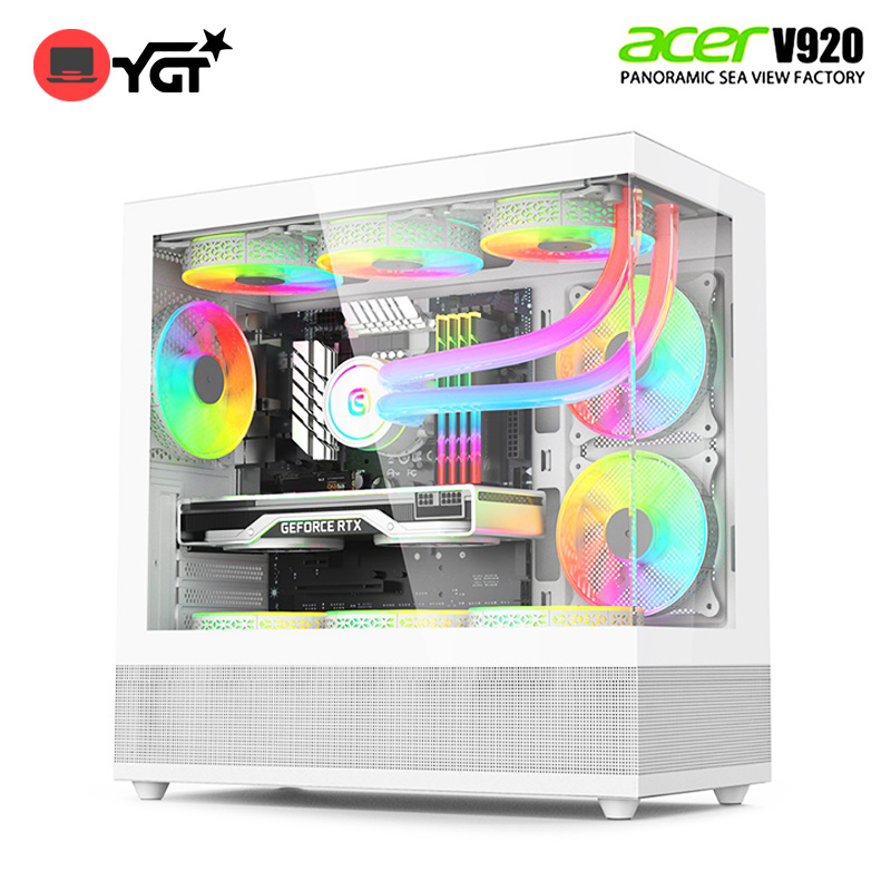 Acer Gaming PC Case With Tempered Glass No Screws Mid-Tower M-ATX ...