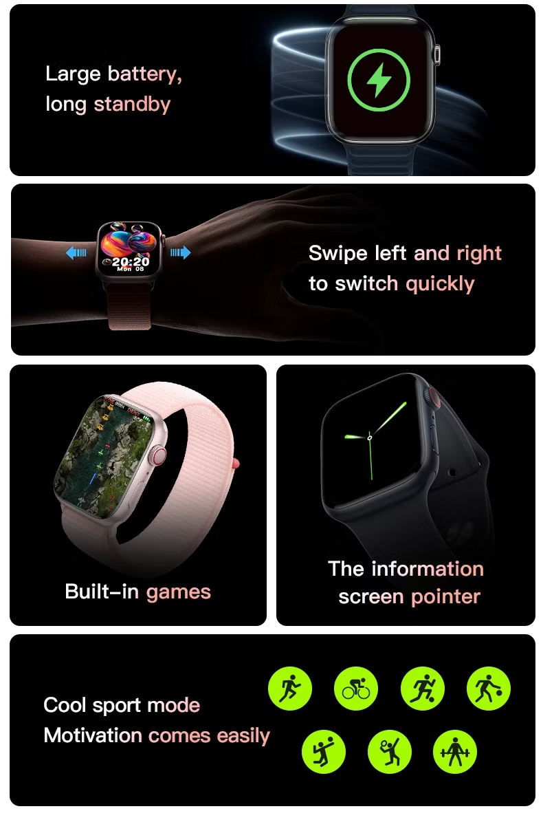 AKER Smart Watch Answer Calls Make Calls Bluetooth Call HD Screen ...