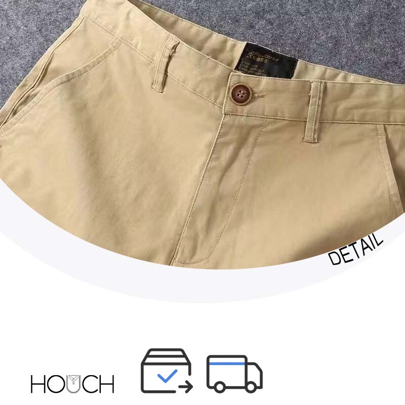 Houch Ready to ship COD Men's chinos shorts Fashionable plain shorts ...