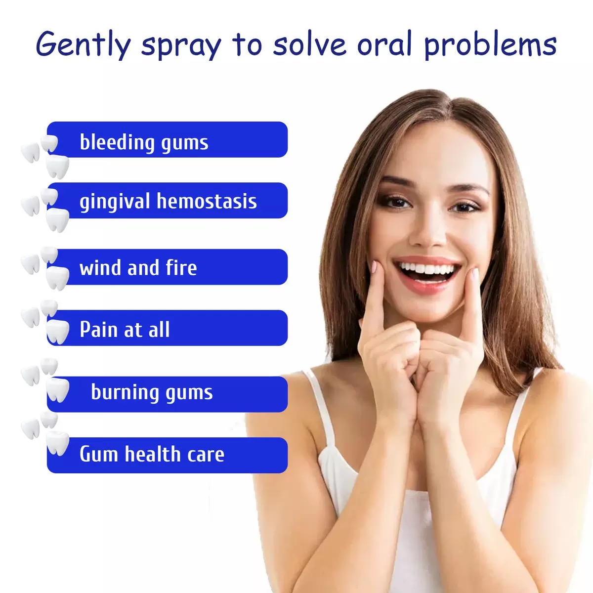 New Oral Care Toothache Spray 20ml, Antibacterial Relief for ...