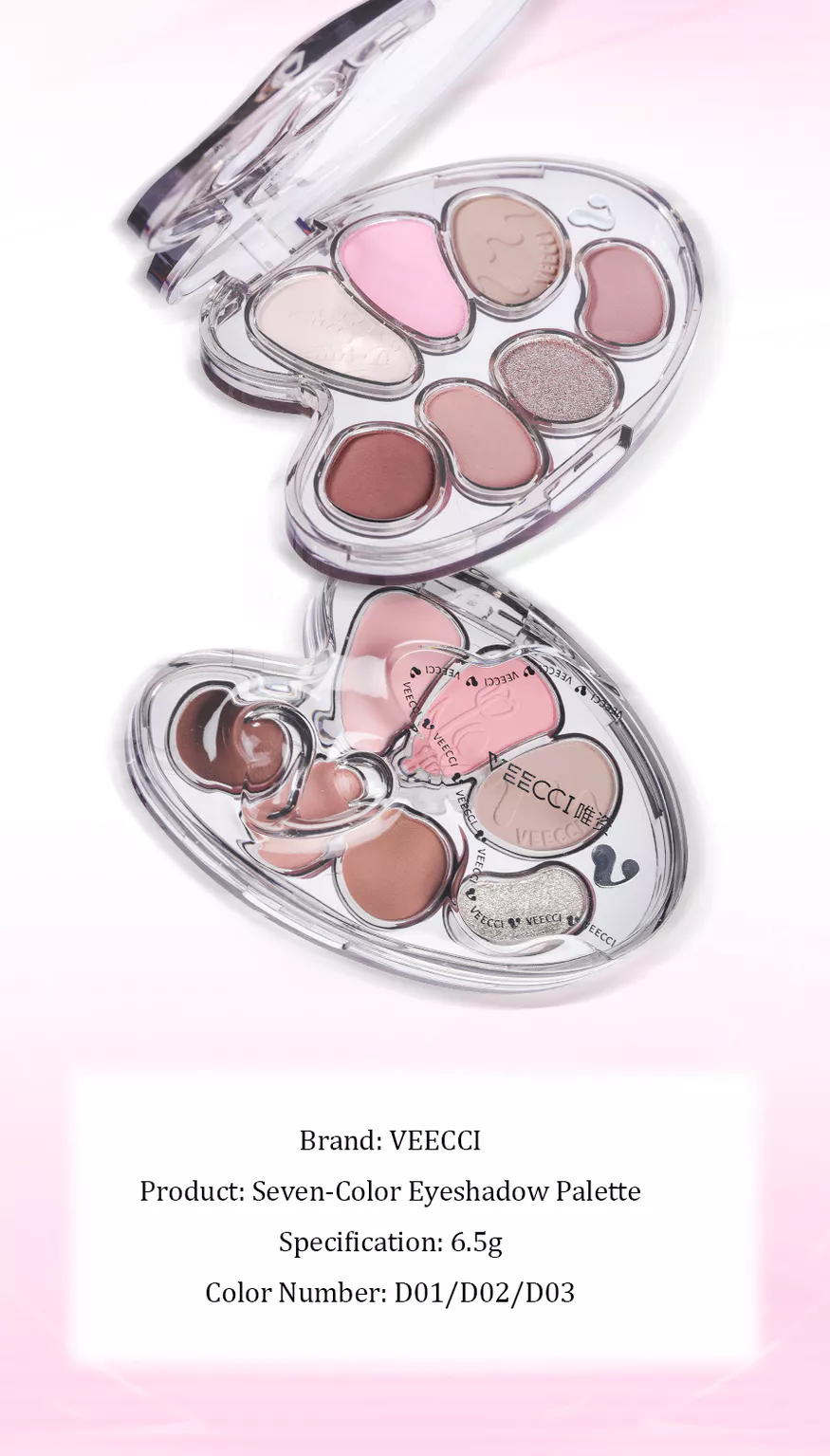 VEECCI Eyeshadow One plate for multiple purposes Multipurpose Portable ...