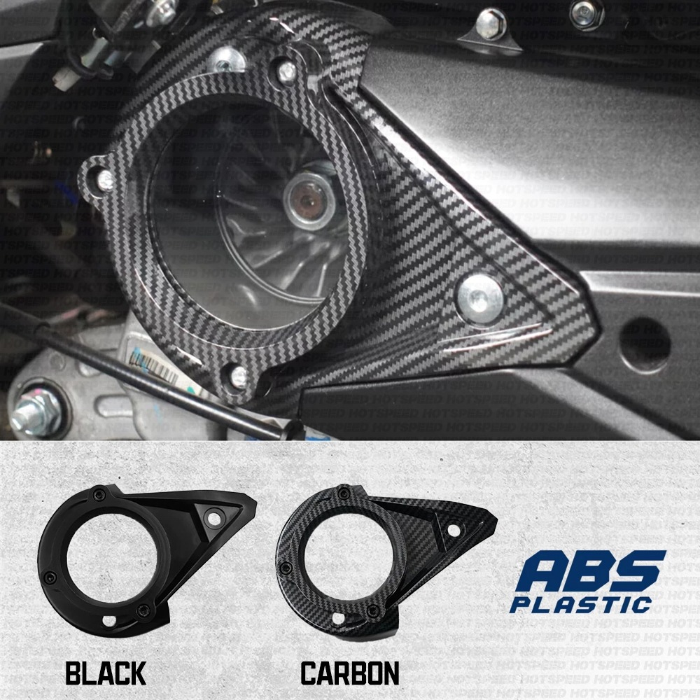 【COD】Honda Click V2/V3/V4 Pulley Cover with Transparent Screen CVT ...