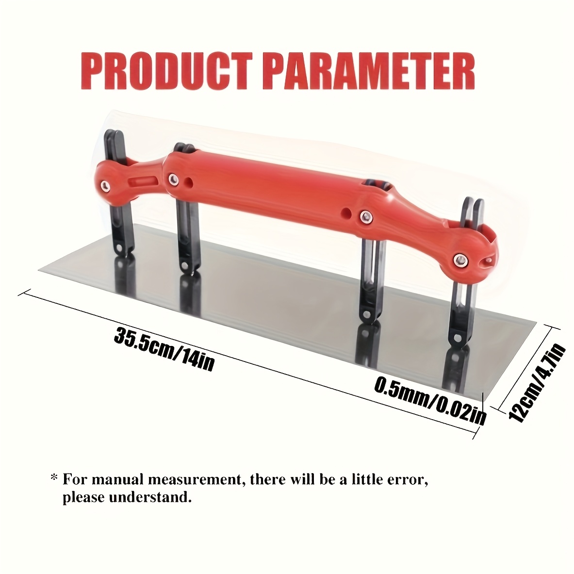Adjustable Concrete Trowel Finishing Tool for Inner and Outer Fillets ...