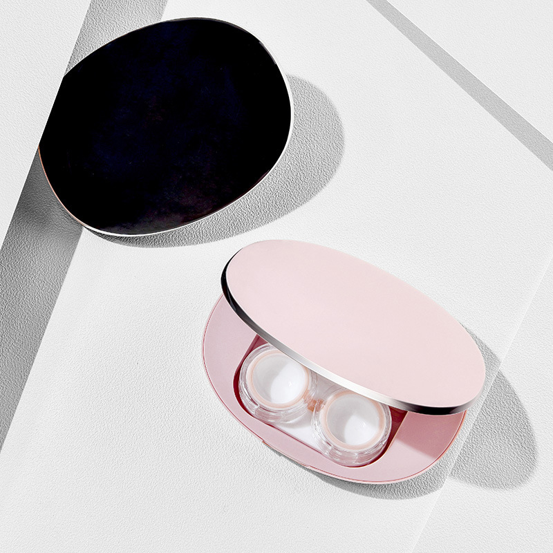 Eyeshare Cobblestone Contact Lens Box Pink Case 1 Pc. | Shopee Philippines