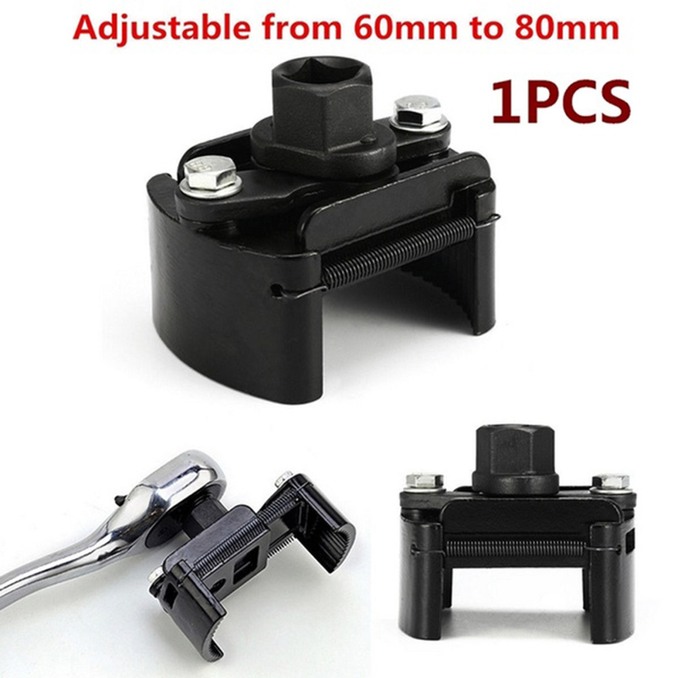 Plug Tool Oil Filter Wrench 2 Jaw Fuel 60mm-80mm Adjustable Used with 1 ...