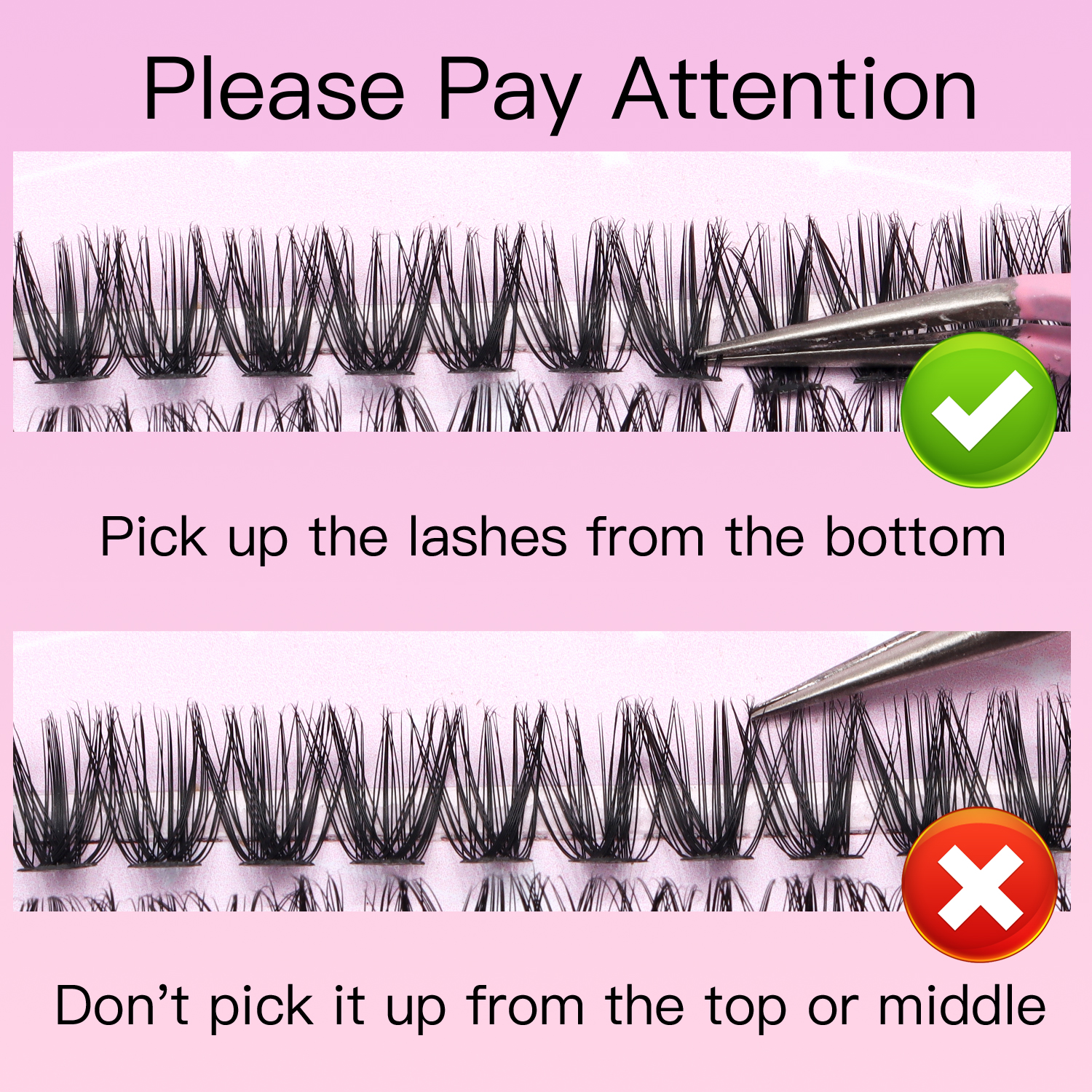 400 Pcs 40D Eyelash Clusters Lash Individual Cluster Lashes Extensions ...