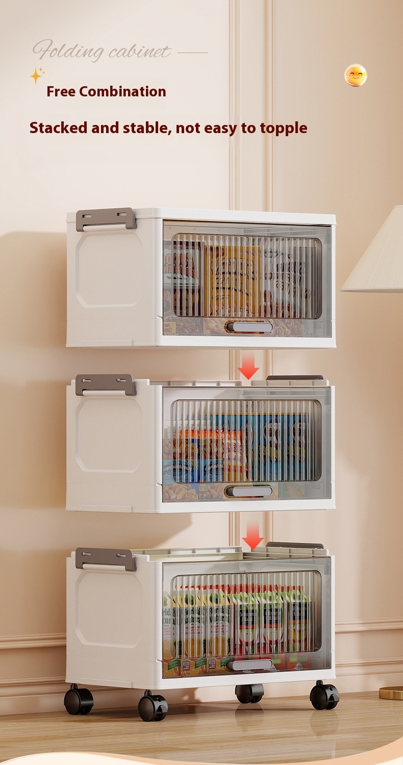 Flip cabinet is easy to install for home organization, wide wardrobe ...