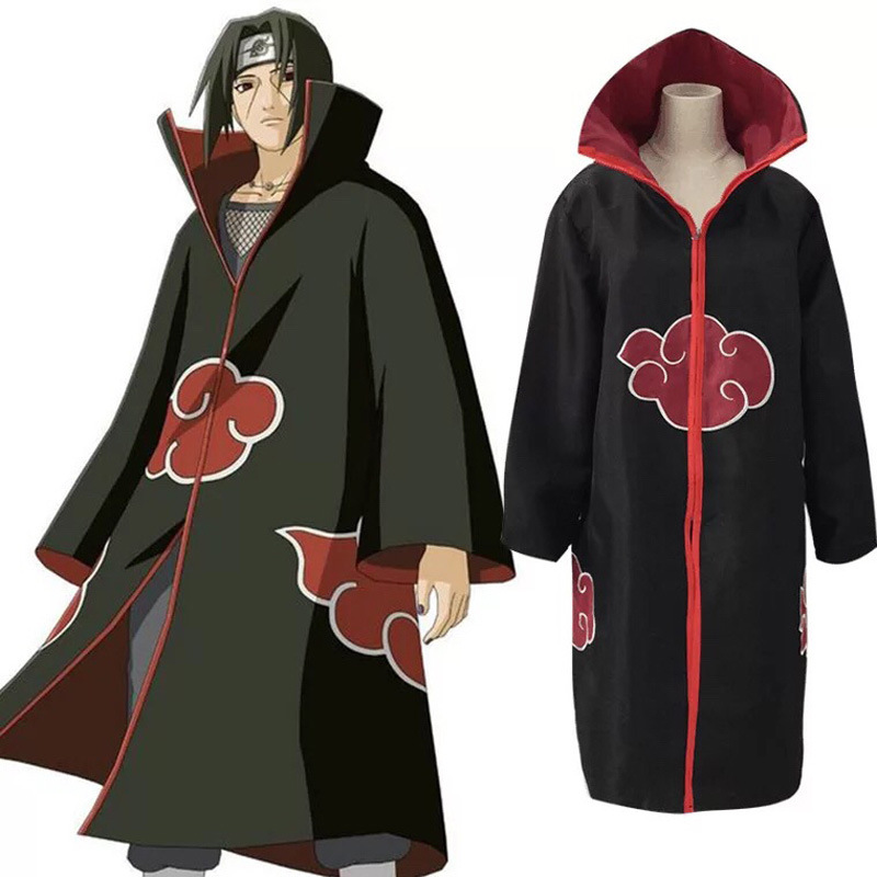 Naruto Costume with Headband Cloak Akatsuki Costume Hokage Cloak ...