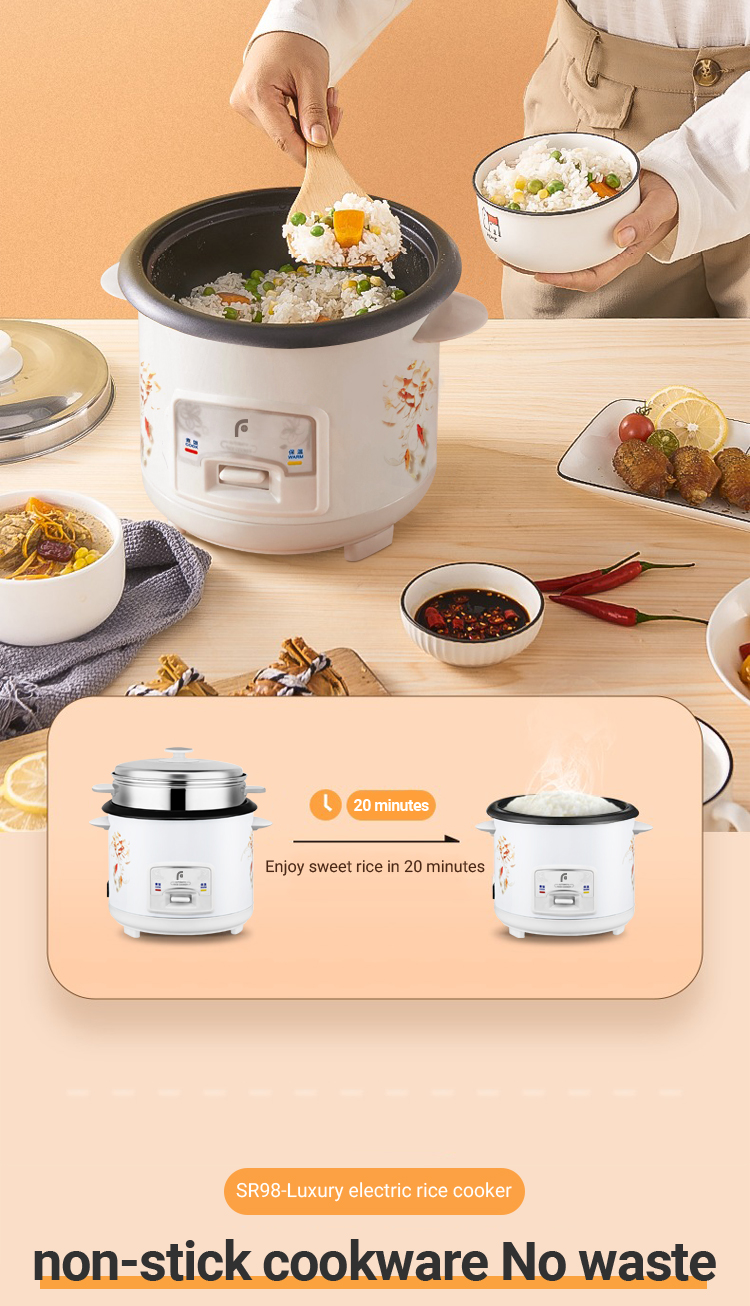 Mini electric rice cooker, multi-function cooker 4L 3L 2L 1.5L 1L non ...