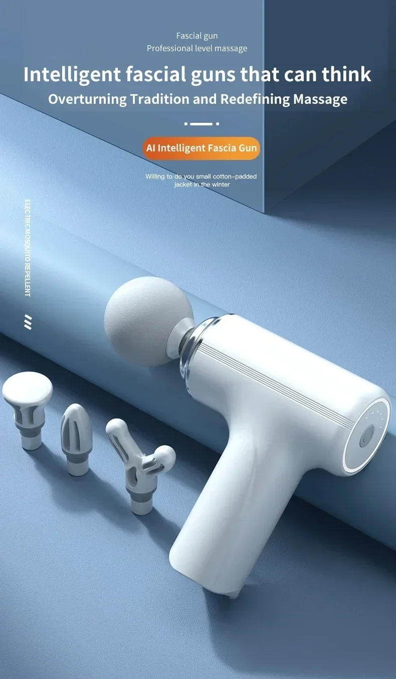 Portable Mini Massager with 4+1 Heads | Compact & Portable ...
