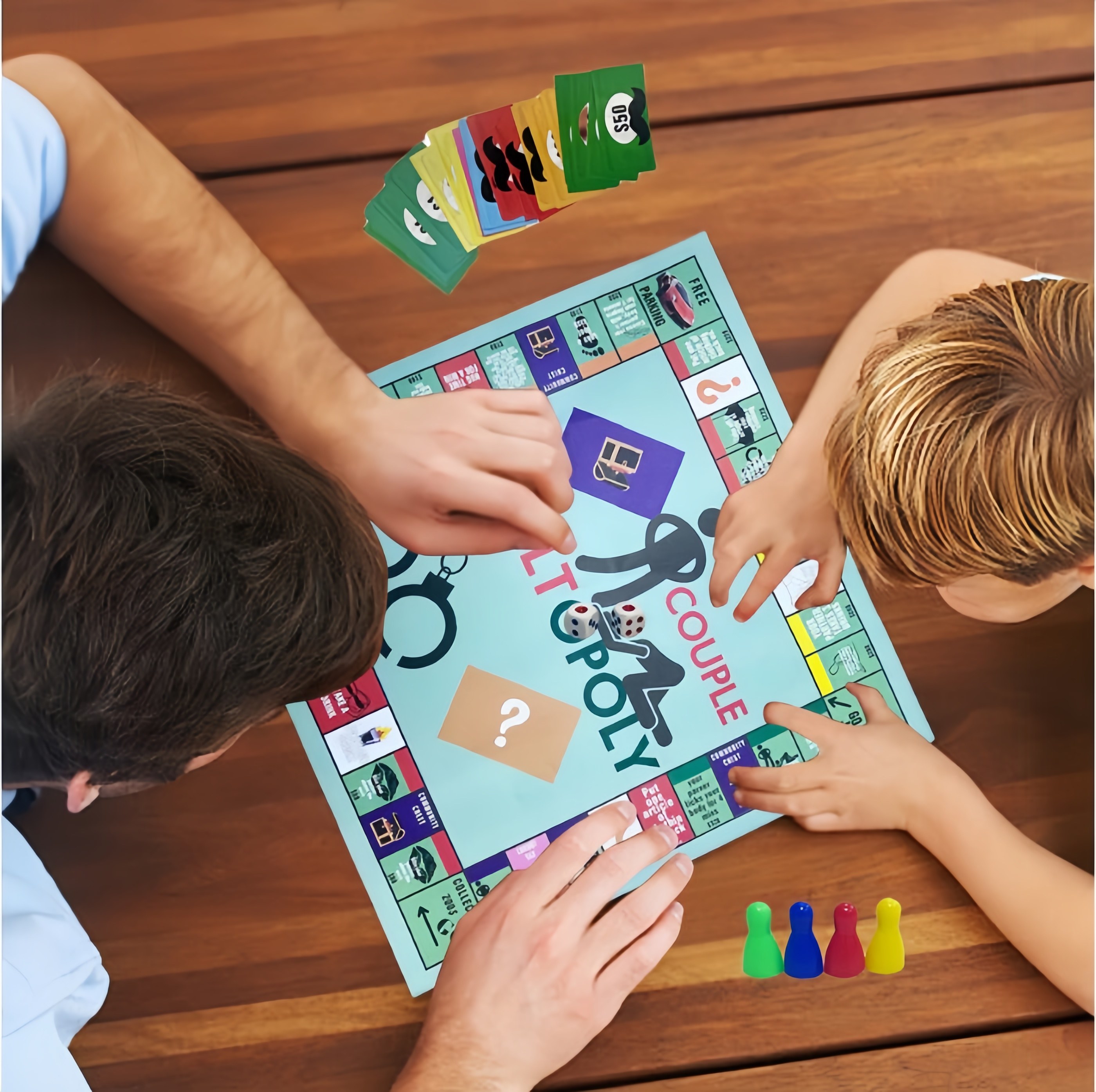 Adult Couple Date Night Game Adultopoly Board Game Handmark Monopoly ...