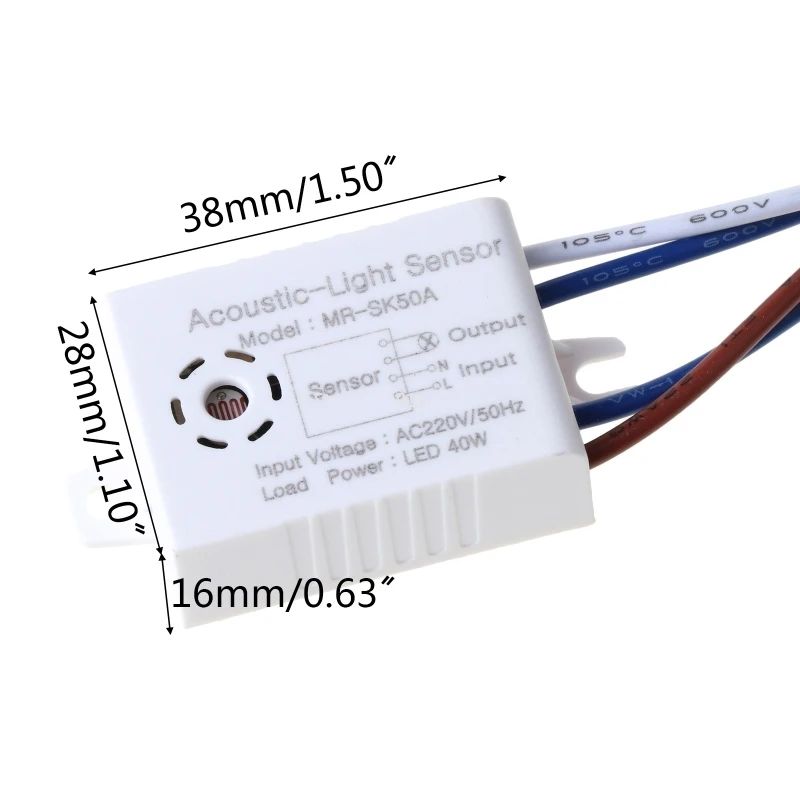 Sound Voice Sensor Smart Switch Relay Module Detector Auto ON/OFF ...