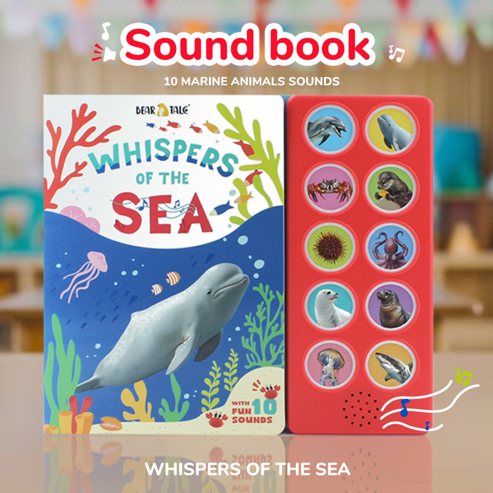 BEAR TALE Sounds Books For Kids Point To Read Sea Animal Calls Baby ...