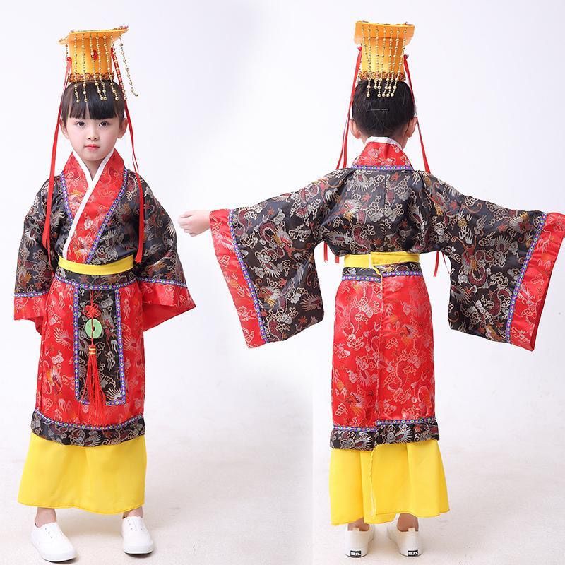 chinese emperor costume for kids boy chinese traditional hanfu dress ...