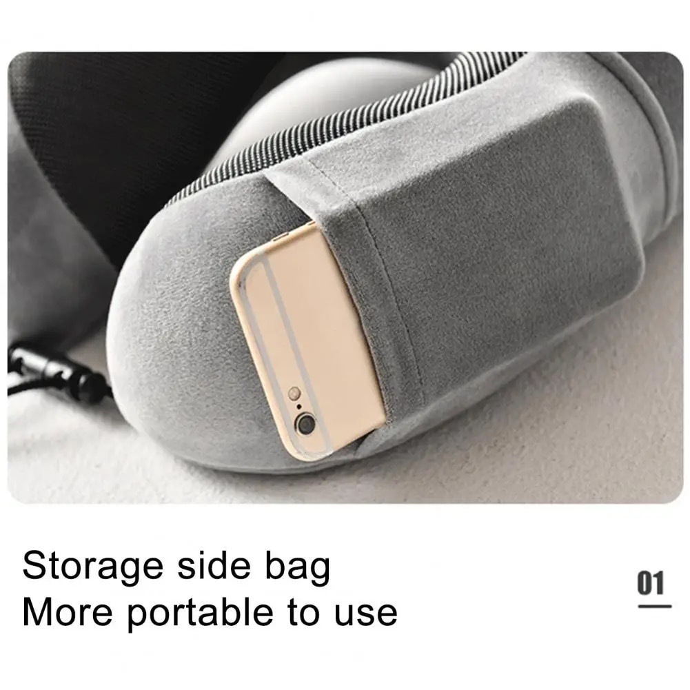 【COD】Fabric Memory Cotton Comfort Pillow Double Hump Memory Cotton U ...