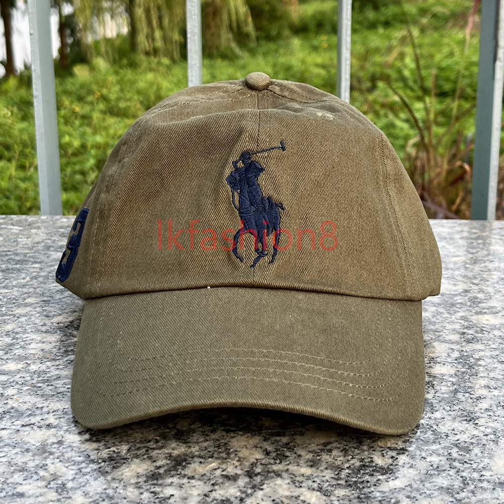 Big Pony Horse Rider Baseball Cap Visor RL Hat Number 3 Embroidered Hat ...