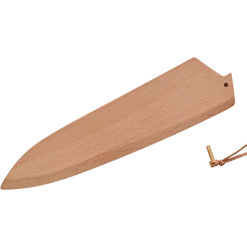 8 inch 210mm Japanese Gyuto Chef Knife Sheath Wood Saya Knife Blade ...