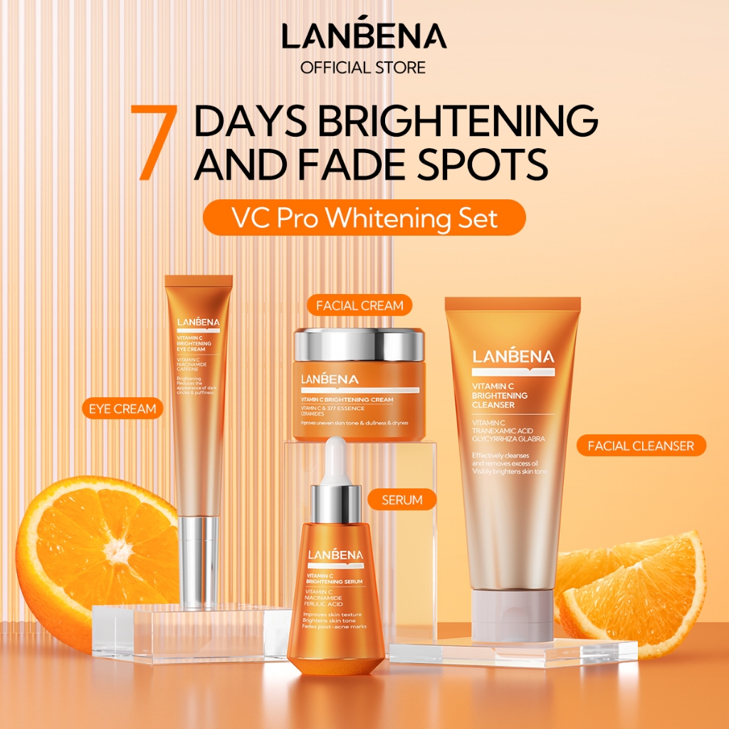 LANBENA Vitamin C Whitening Cream Moisturizer Cream Brightening Facial ...
