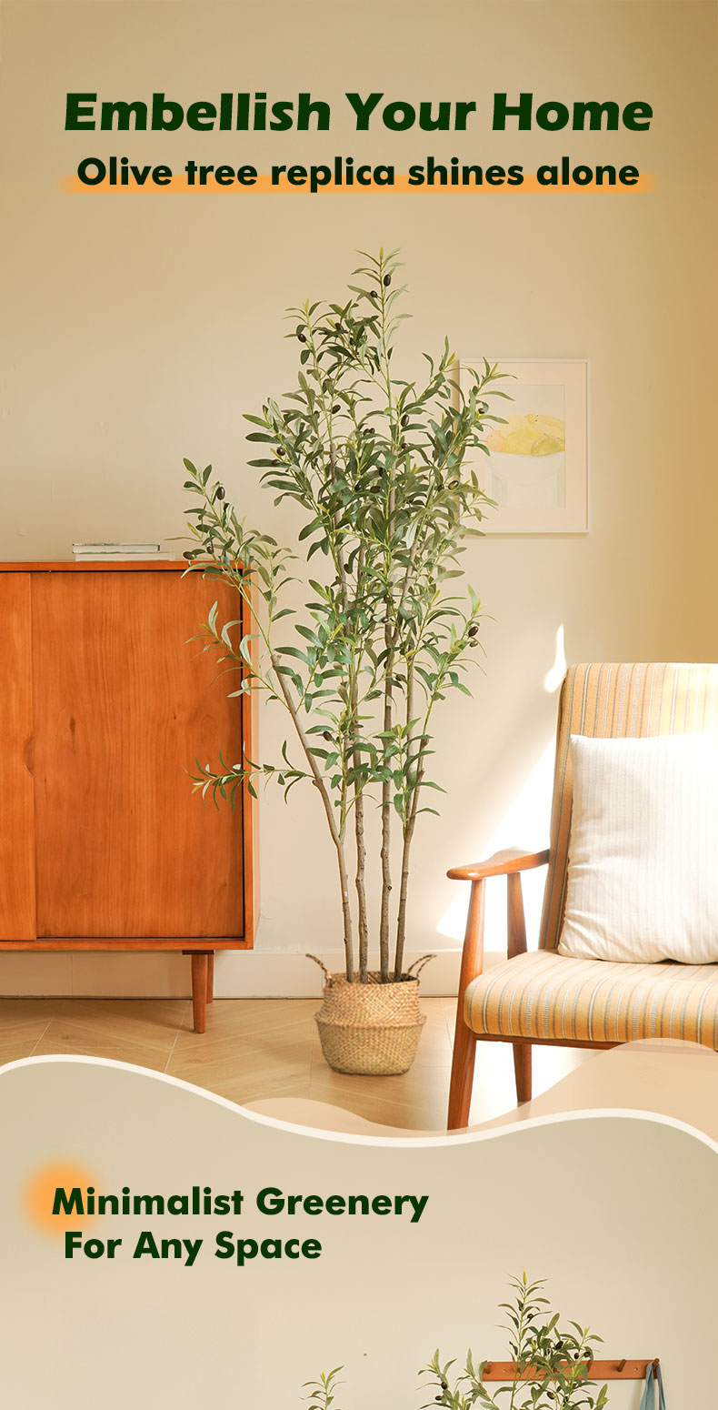 Artificial Olive Tree Big Size MODOFO Plants Potted Plant Floor ...