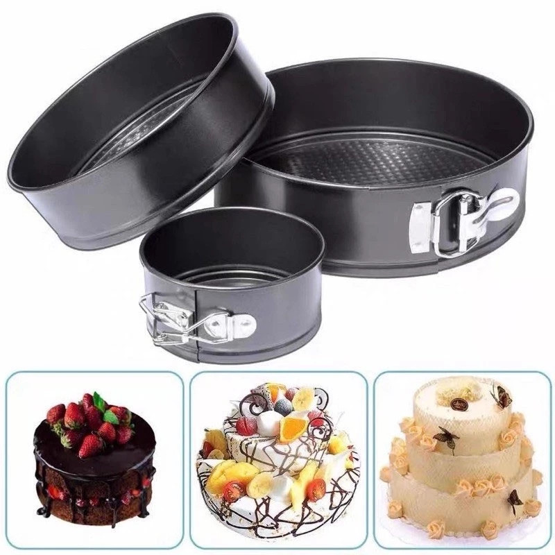 SAIYG 3 in 1 Heart Cake Mold Set 24cm/26cm/28cm 3 Tier Layer Baking Pan ...