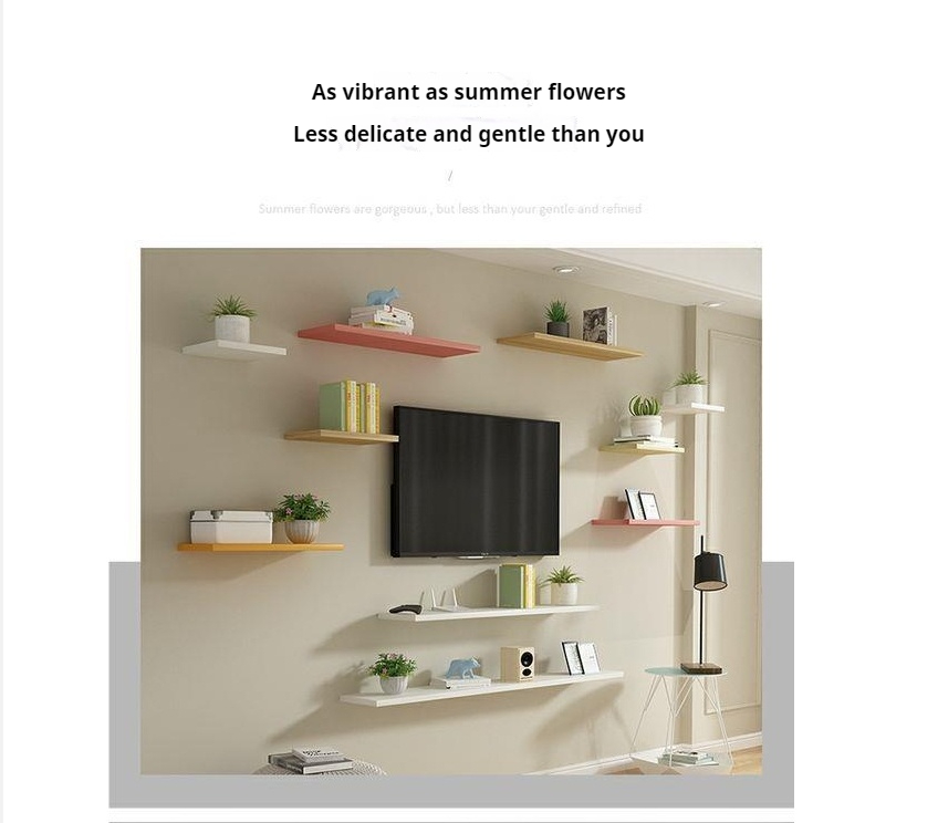 【24H SHIP】Floating shelves 80x20cm Wall-mounted Strong and Large ...