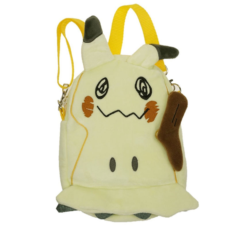 8 Styles 20cm Pokemon Backpack Eevee Snorlax Pikachu Psyduck Charmander ...