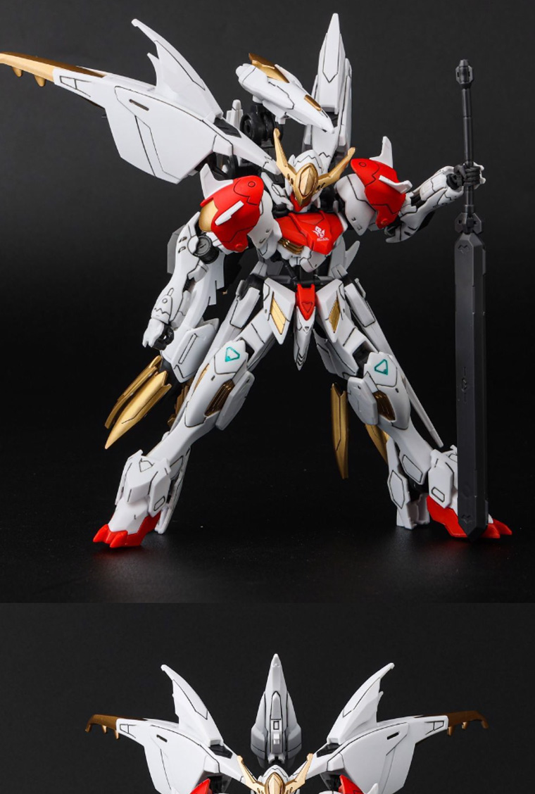 Gaoke Gundam Barbatos Lupus Gundam Barbatos Lupus Battle Universe White Edition High Tech HG 1/ ...