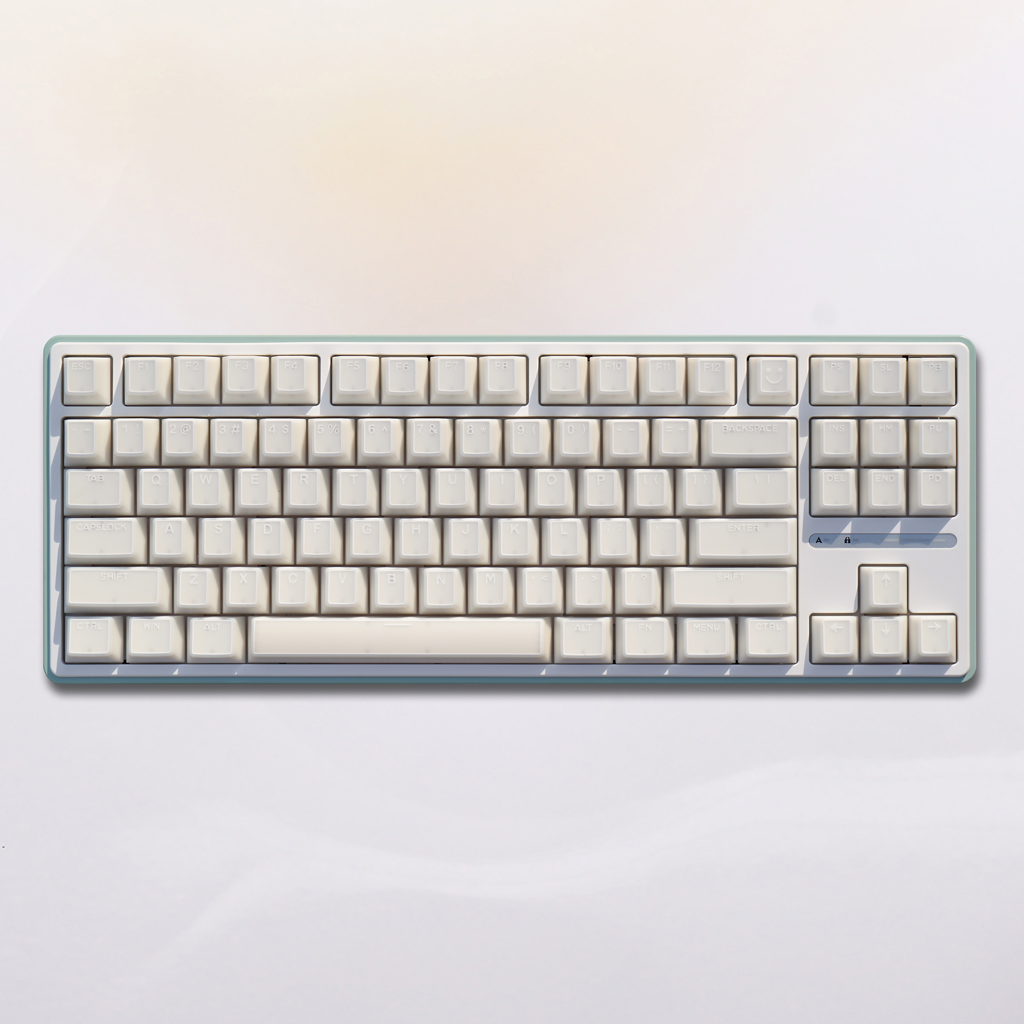 YMDK 142 keys Cherry Profile White Jade Top Print for 75/87/98/104/108 ...