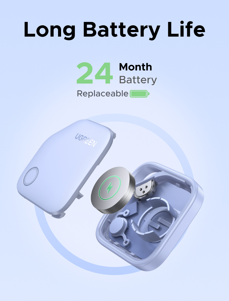 UGREEN Smart Tag Smart Locator Anti Lost Bluetooth5.0 Finder Airtag ...