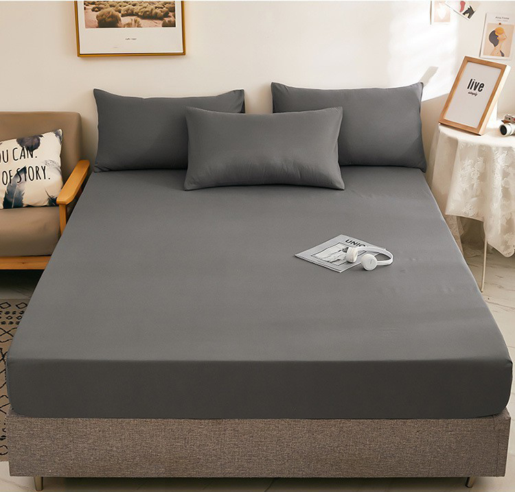 3IN1 Korean Plain Bedsheet Fully Garterized Bedsheet King/Queen/Double ...