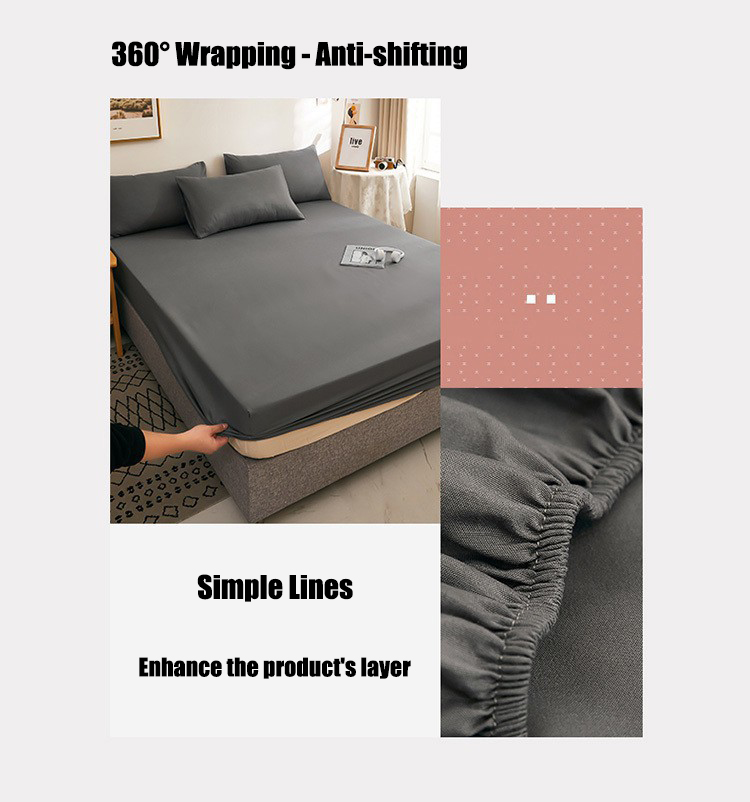 3IN1 Korean Plain Bedsheet Fully Garterized Bedsheet King/Queen/Double ...