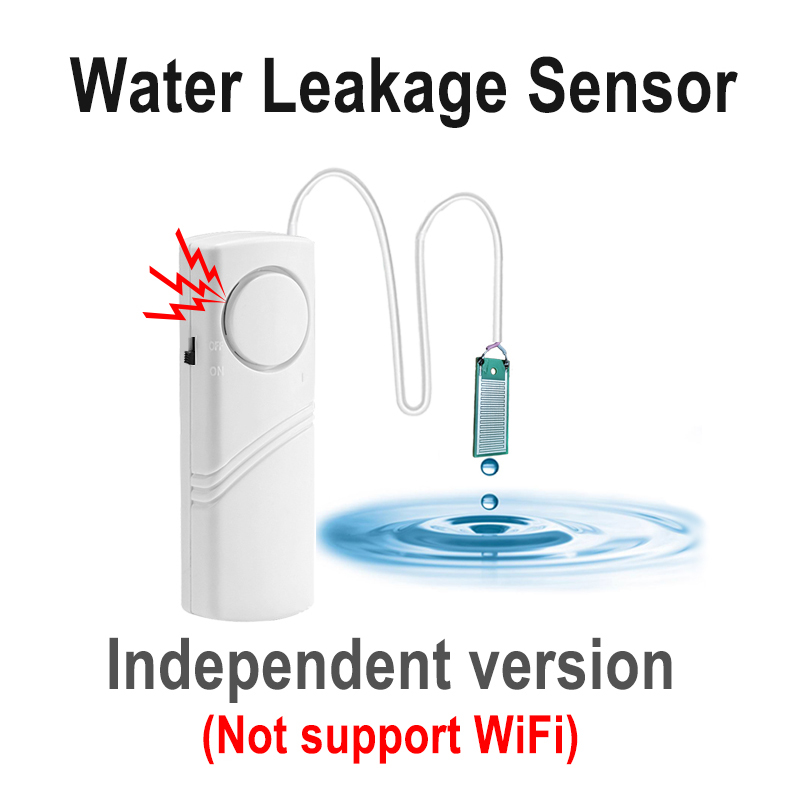 Water Leak Sensor Sound Alert Alarm Water Overflow Level Detector ...
